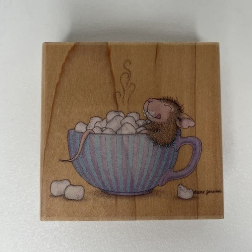 House Mouse Mudpie Lip Smackin Relaxin Cocoa Cup Rubber Stamp ...