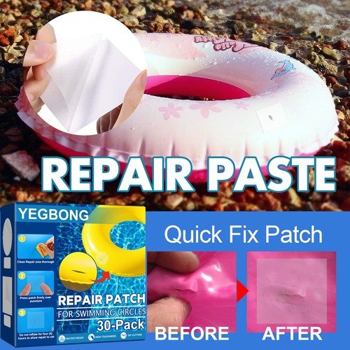 Pool Liner Patch Kit, Transparent Air Mattress Patch Kit, Waterproof ...