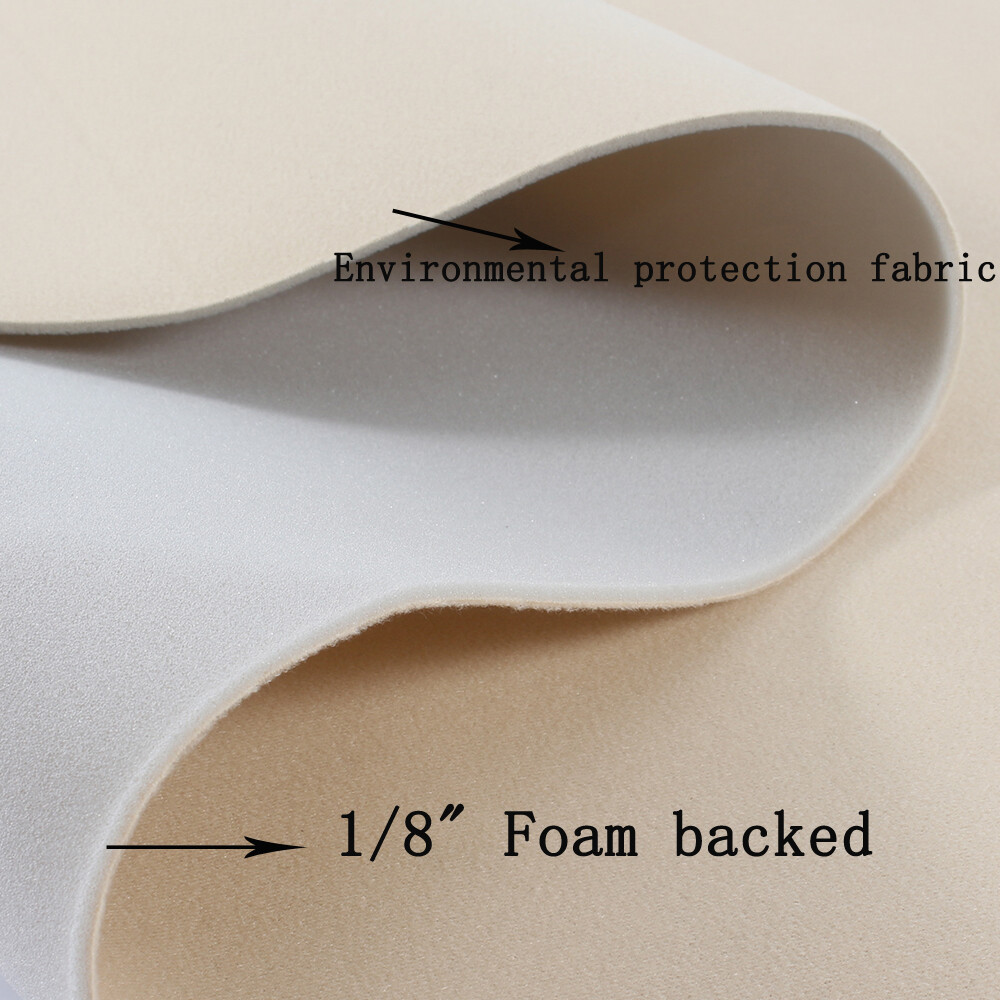 Beige Headliner Fabric Foam Backing Material For Replacement Exact ...