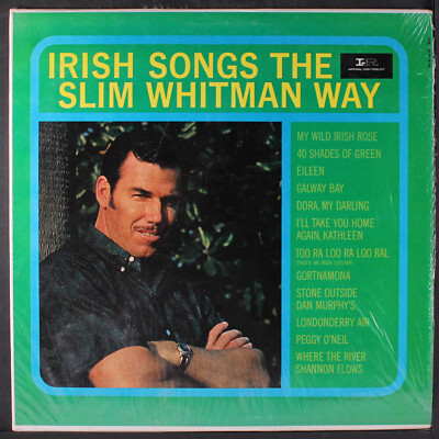 SLIM WHITMAN: irish songs the slim whitman way IMPERIAL 12" LP 33 RPM ...