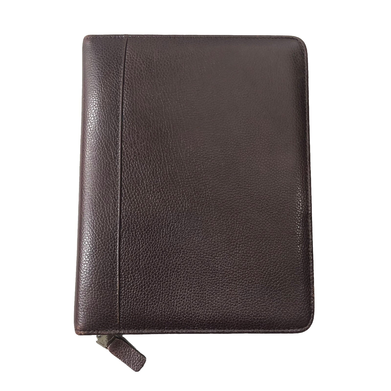 Franklin Quest Full Zip 7 Ring Planner Organizer Binder Top Grain ...