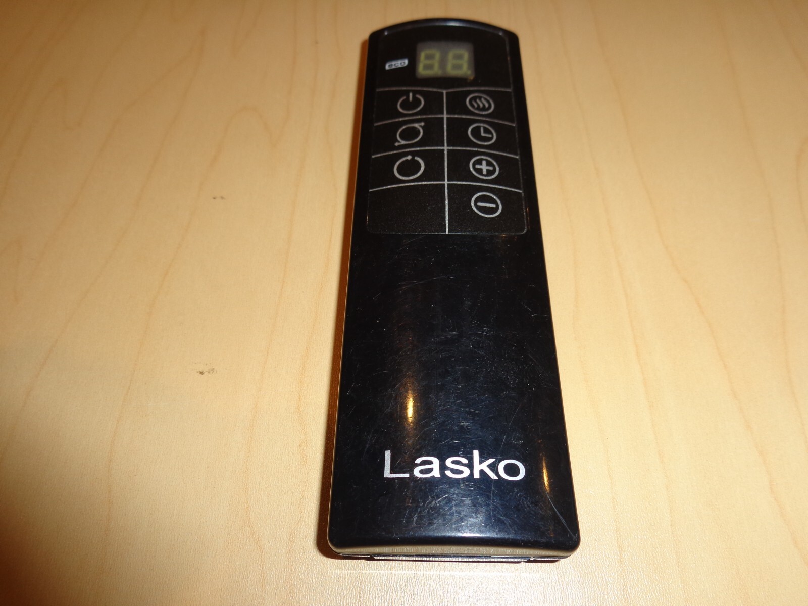 OEM Lasko Fan Replacement 7 Button Black Remote Control Eco & FREE ...