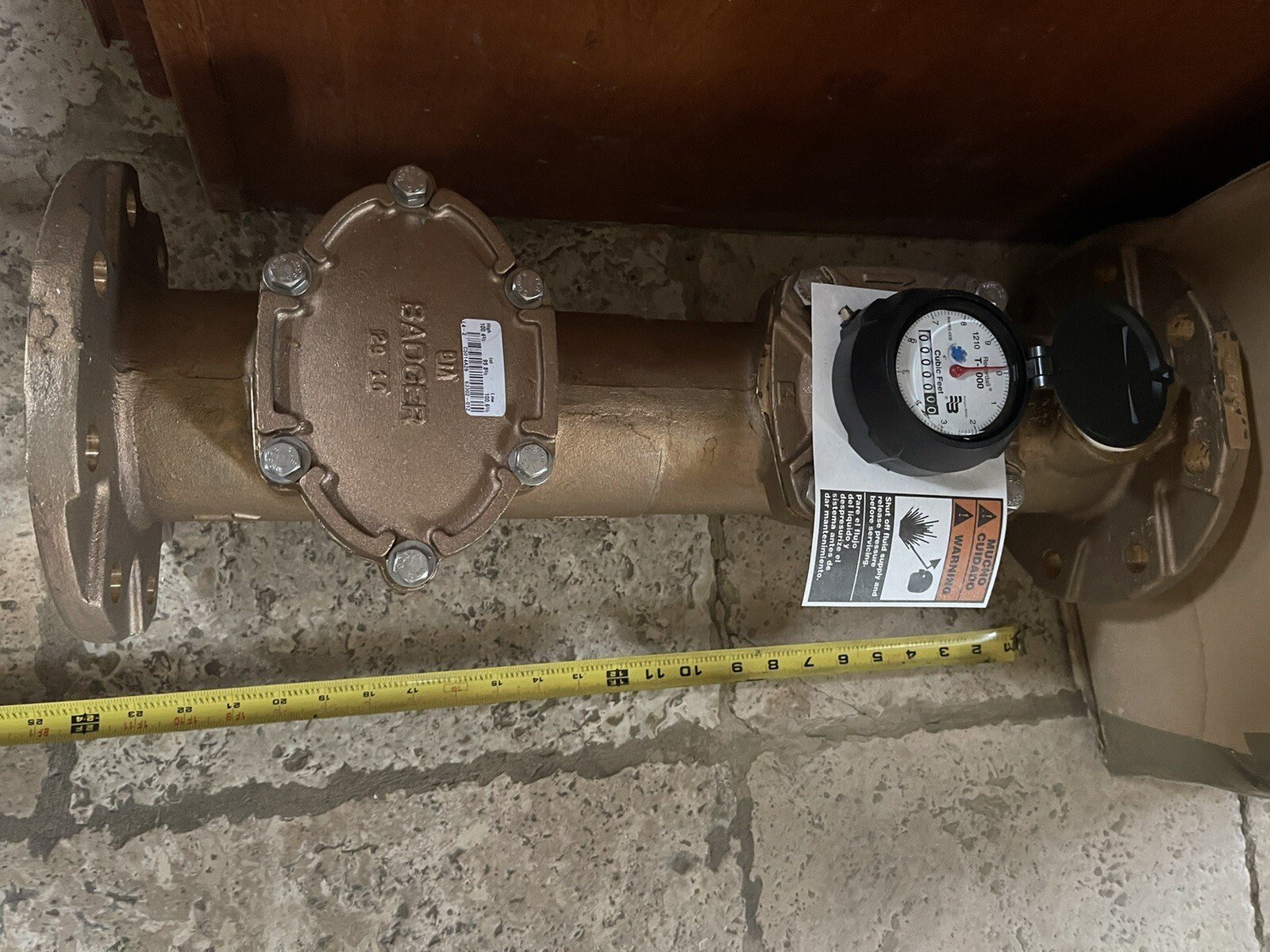 Badger 4”Turbo Water Meter 35759799 LL-NS NSF 61-G MTR. L4-2 C5014A26 ...
