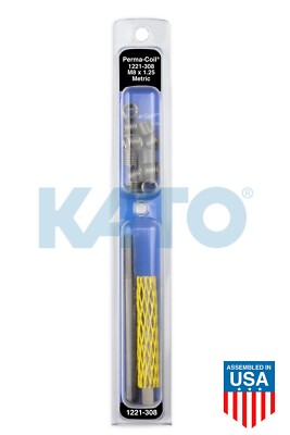 M8X1.25 Thread Repair Kit Perma-Coil 1221-308 (12 Insert) Helicoil 5546 ...