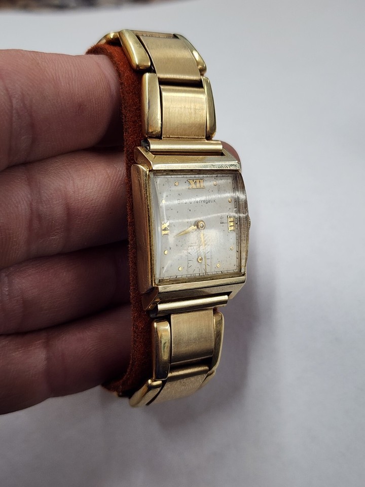 Vintage Girard-Perregaux Watch 3306-17 Jewel-Swiss Movement-14k Back ...