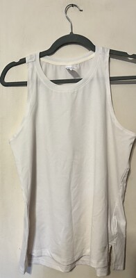 The North Face Womens Cream Tank Top Crew Neck Solid Pullover Size ...