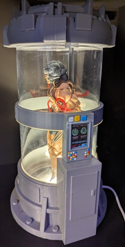 Weapon X Wolverine CRYO CHAMBER for Marvel Legends WITH LED LIGHTING | eBay