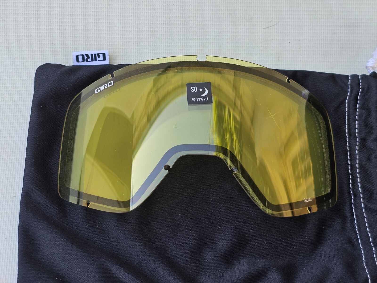 NEW Giro Dylan Replacement Lens Yellow Low Light 80-99 VLT | eBay