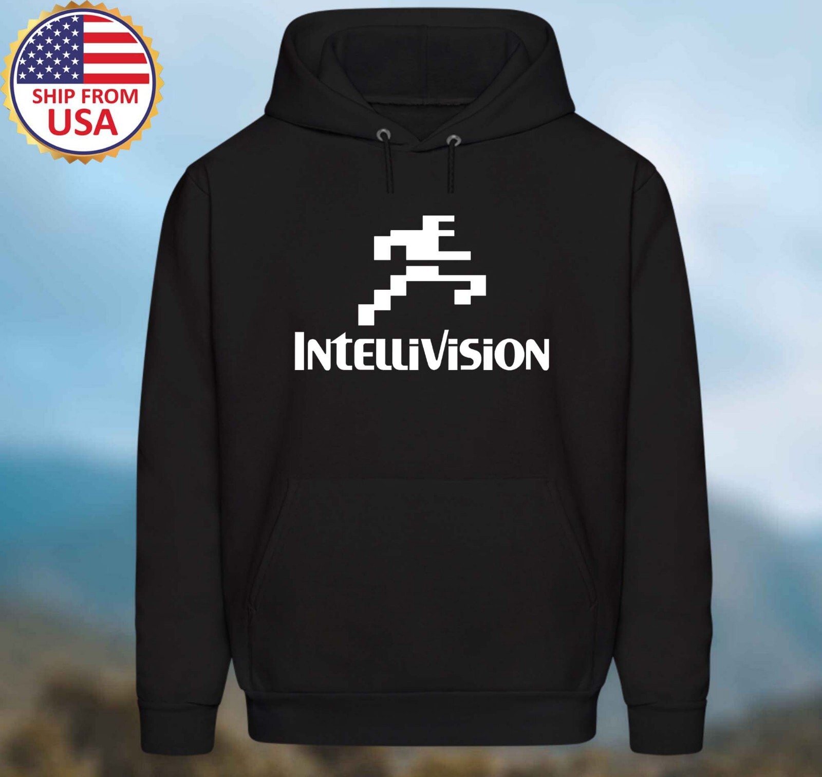 Intellivision Running Man Men's Black Size S to 3XL | eBay