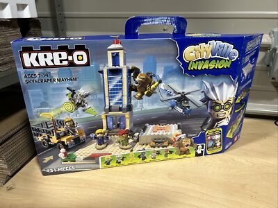 RARE! Kre-O King Kong Mad Scientist CityVille Invasion SKYSCRAPER ...