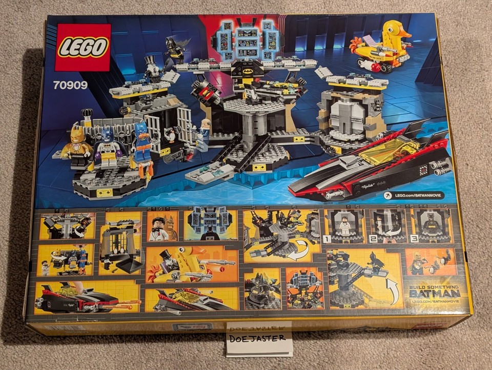 LEGO (70909) Batcave Break-In - NIB - 2017 - Lego Batman Movie - DC ...