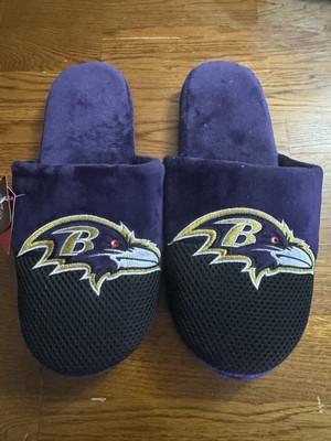 Baltimore Ravens Mens Foco NFL Team Color Block Slippers Men’s 9-10 | eBay