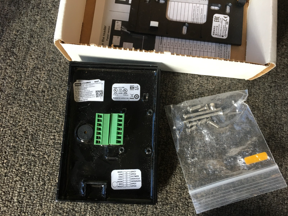 HID 921NTPTEK000FB iClass SE RK40 Keypad Wall Switch Reader | eBay