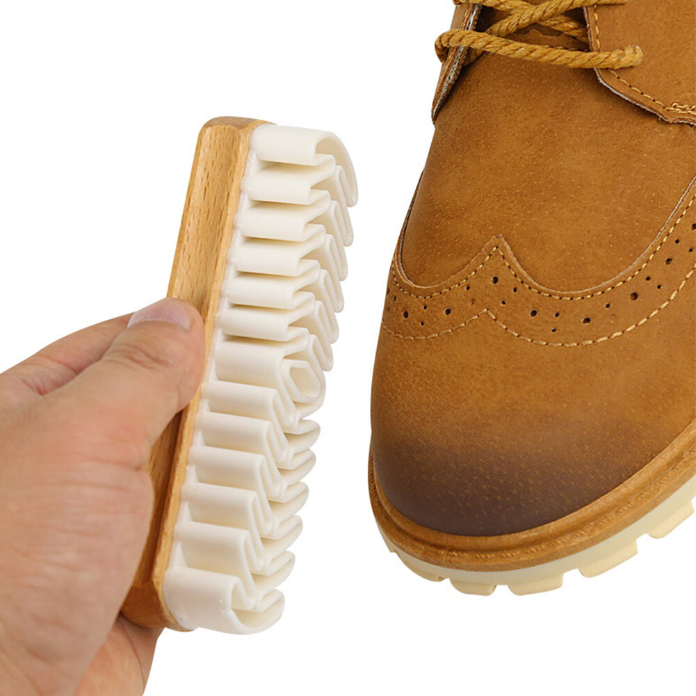 Leather Suede Brush Dust Shoes Boots No Scratch Bags For Cleaning Home ...
