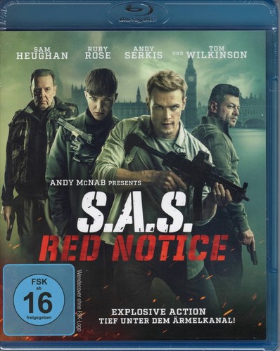S.A.S. Red Notice mit Ruby Rose & Andy Serkis uvm. (1Blu-ray) NEU & OVP ...