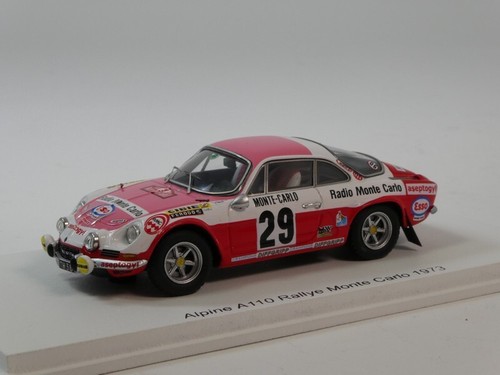 Spark Alpine A110 #29 Moss Carlsson Crellin Rally Monte Carlo 1973 1/43 ...