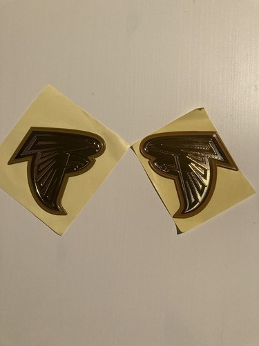 2 Atlanta Falcons Gold Pro Bowl NFL Game Jersey Patches Ripon Authentic ...