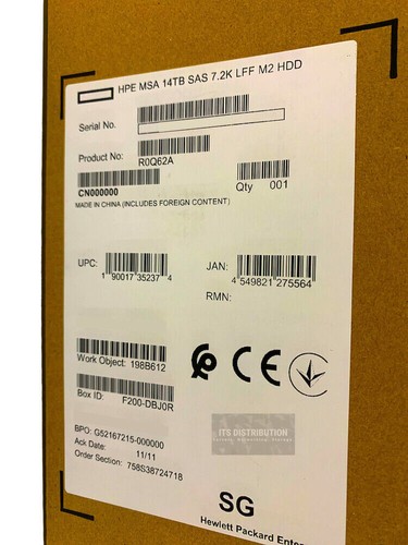 HPE R0Q62A P13252-001 MSA Enterprise 14TB SAS 7.2K LFF M2 HDD for sale ...