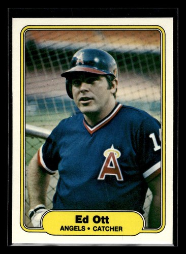 1982 Fleer Baseball #470 Ed Ott Set Break Mint+ California Angels | eBay