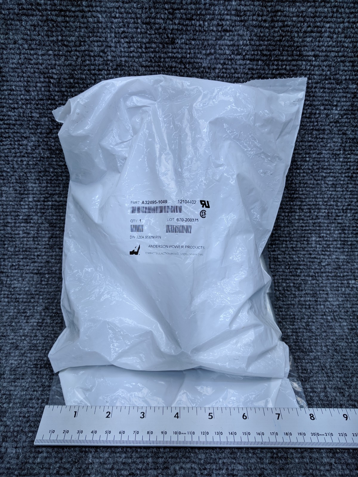 Anderson A32495-1049 Male Connector Kit 320amp NWB for sale online | eBay