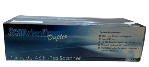 ACUANT / SCANSHELL 800DX SCANNER / TESTED / WORKING / 90 DAY WARRANTY ...