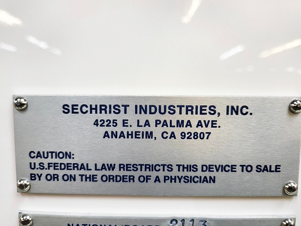 Sechrist 3200 refurbished by Sechrist | eBay