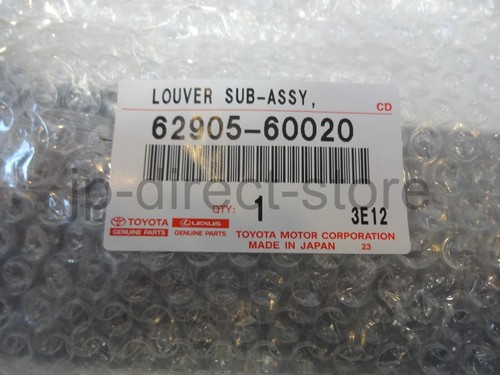 Genuine Toyota Land Cruiser 80 FJ80 Rear Louver Quarter Side Window ...