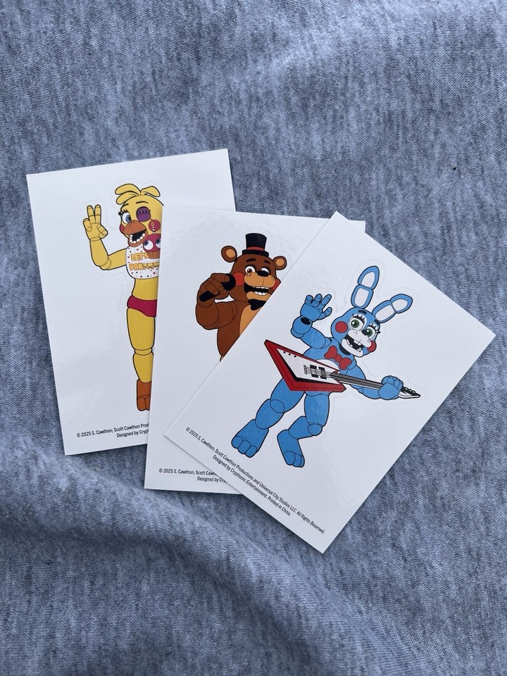 Five Nights at Freddy's Popeyes Limited Edition Collectible Sticker ...