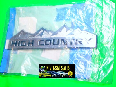 GENUINE HIGH COUNTRY EMBLEM BADGE GMC SIERRA 1500 2500 HD 3500 HD NEW ...