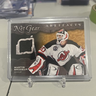 2021-22 Artifacts MARTIN BRODEUR NET GEAR GAME-USED JERSEY #NG-MB HOF ...