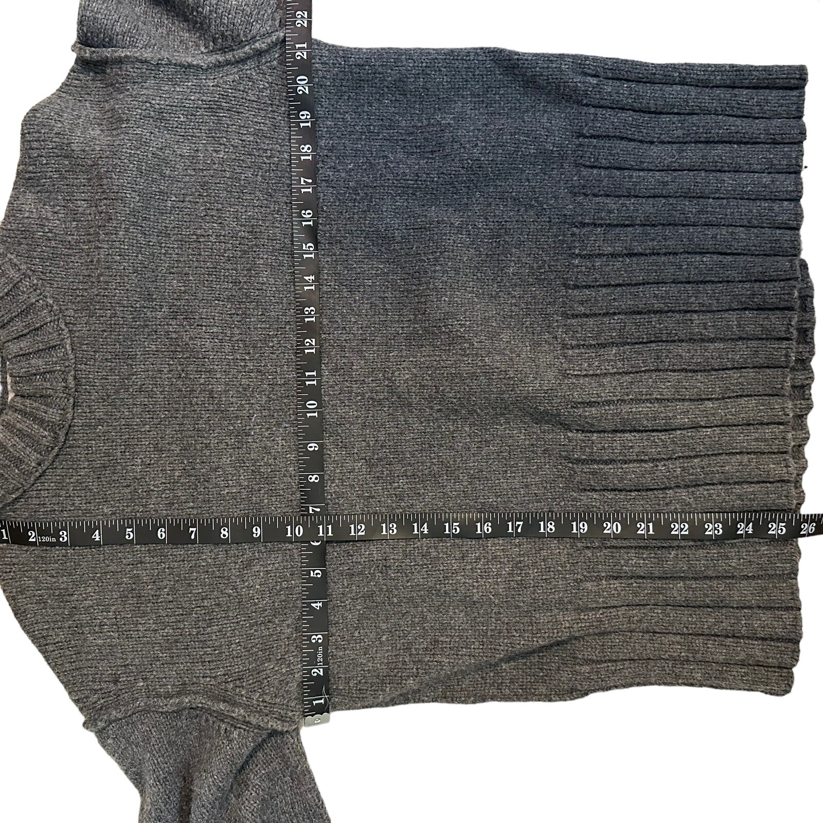 Grey Jason Wu Sweater Womens Xs Grey Boxy Drop Shoulder Alpaca Wool ...
