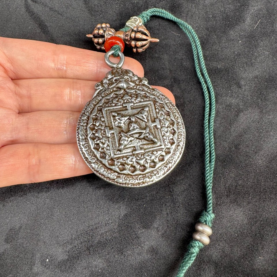 2.16" Old Chinese Tibetan Buddhism Thokcha olecranon Jiugong Jin ...