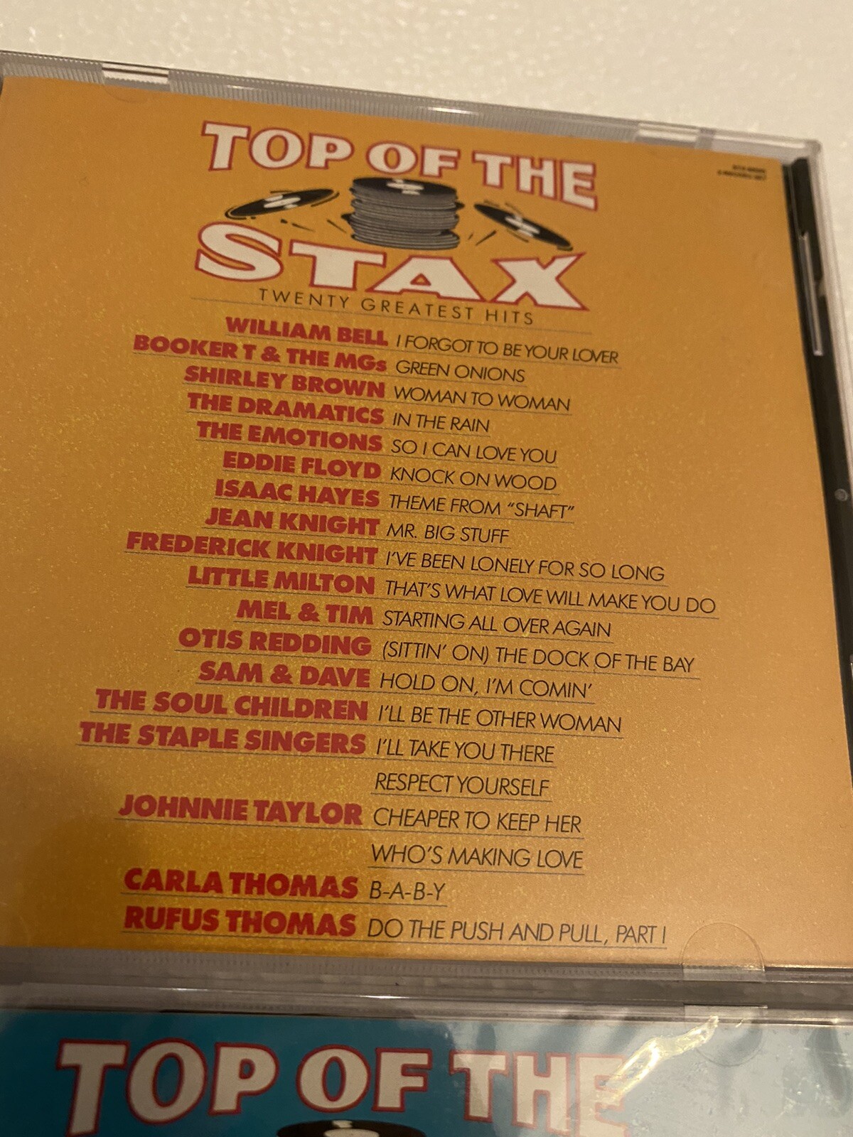 Top of the Stax Vol 1,2 Twenty Greatest Hits / Bar-Kays William Bell ...