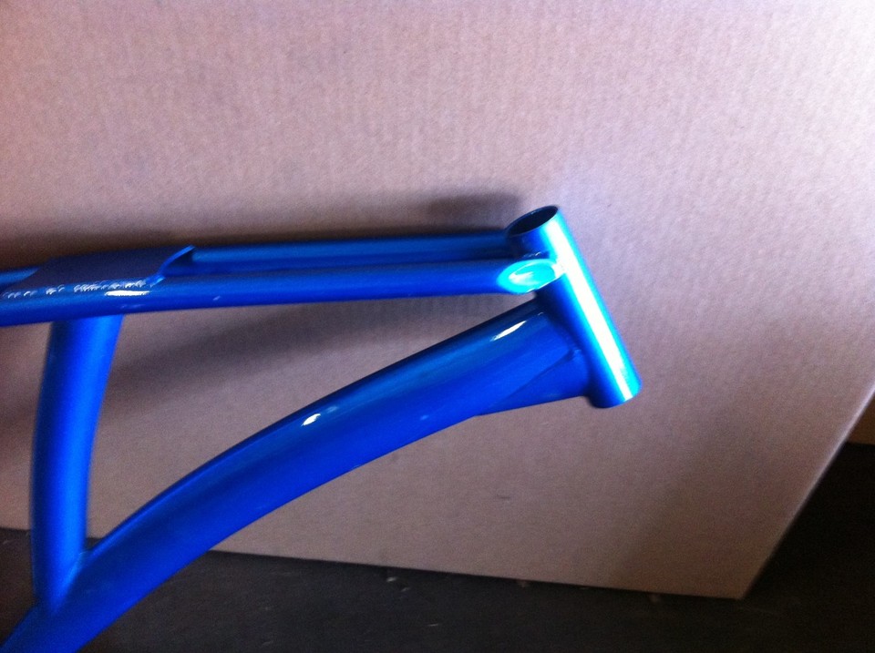 Blue CHOPPER Bike Frame 1" Beach Cruiser Trike Bicycle New | eBay