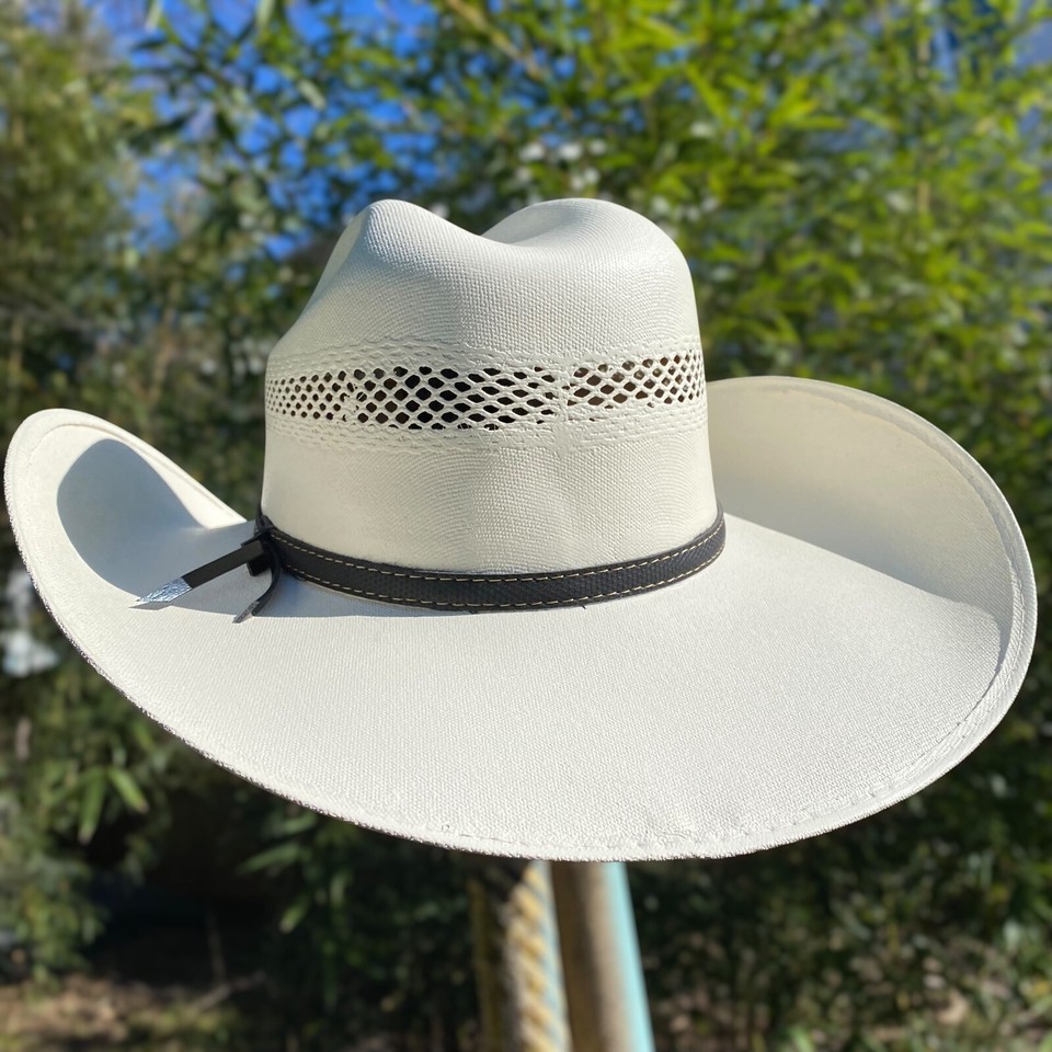 White Straw Cowboy Hat For Men. Men’s Western Rodeo Hat. Sombrero ...
