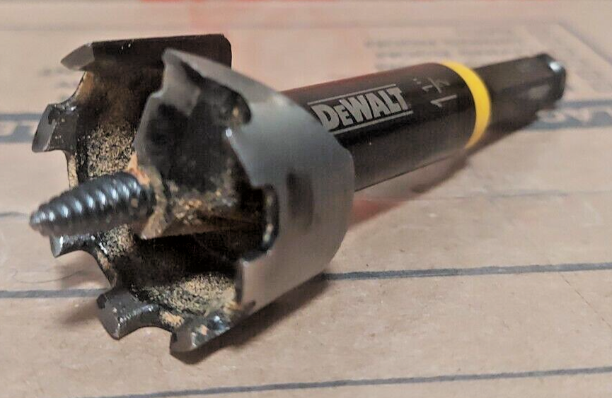 DeWalt DW1648 5-Piece Heavy-Duty Self-Feed Bit Set Rugged with Plastic ...