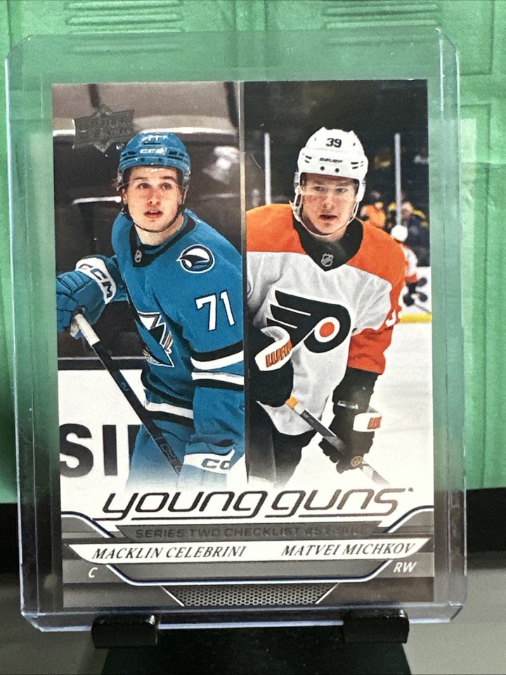 2024-25 Upper Deck Series 2 Young Guns Macklin Celebrini/Matvei Michkov ...