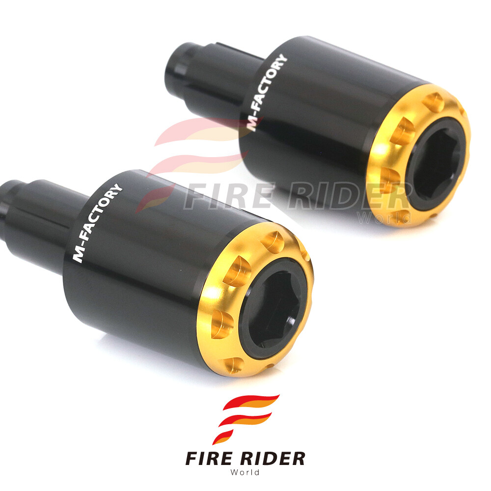 AU Gold RUSH26 CNC Bar End Plugs For Honda VFR 800 1998-2001 98 99 00 ...