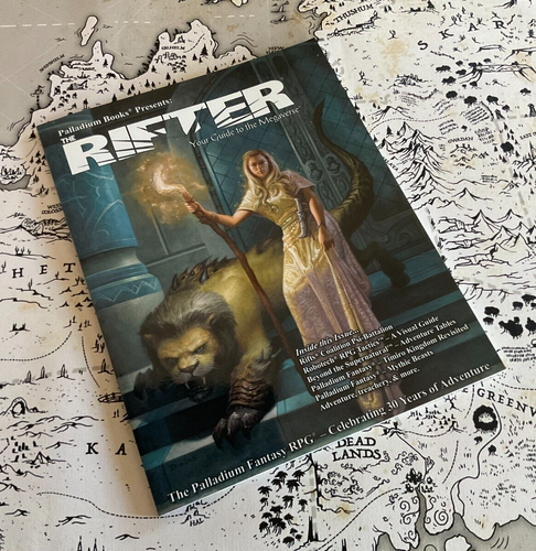 RIFTS rpg THE RIFTER # 63 Your Guide to the Megaverse Palladium signed ...
