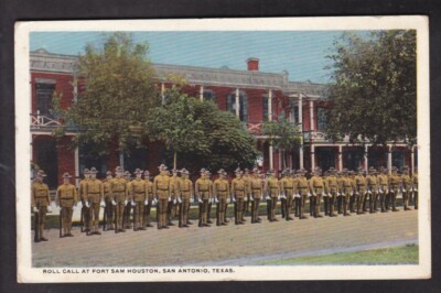 WW1 - ROLL CALL AT FORT SAM HOUSTON, SAN ANTONIO, TEXAS | eBay