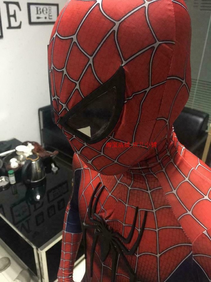 Original toby Amazing Spiderman costume Adult 3D spandex Hallween ...