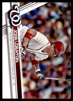 2017 TOPPS #651 JOSE LOBATON WASHINGTON NATIONALS | eBay
