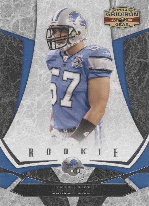 2008 Donruss Gridiron Gear - Rookie Jordon Dizon #147 Retail /999 (RC ...