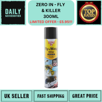 Zero In Fly and Wasp Killer Powerful and Long-Lasting Insect Control ...