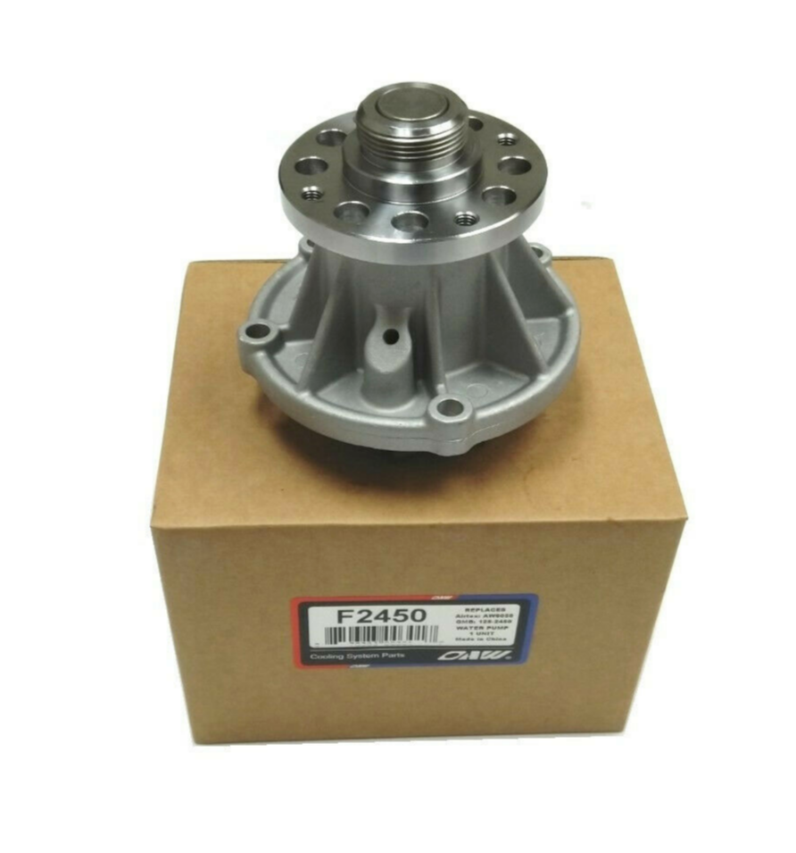 OAW F2450 Water Pump for 04-10 Ford 6.0L diesel w/ 3.94"(100mm) METAL ...