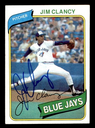 1980 Topps Baseball #249 Jim Clancy Signed Autograph (No COA) | eBay