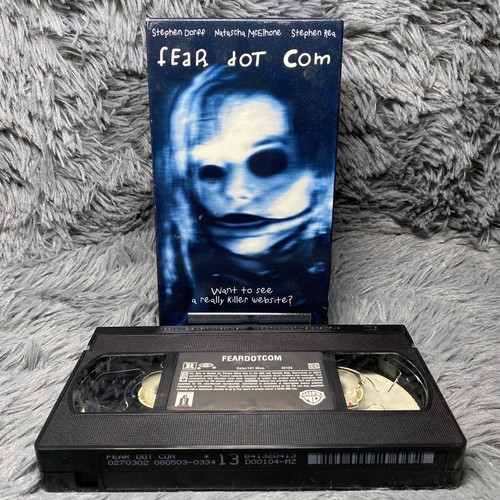 Fear Dot Com VHS 2002 Stephen Dorff Udo Kier Classic Serial Killer Horror Film 85392312337 | eBay