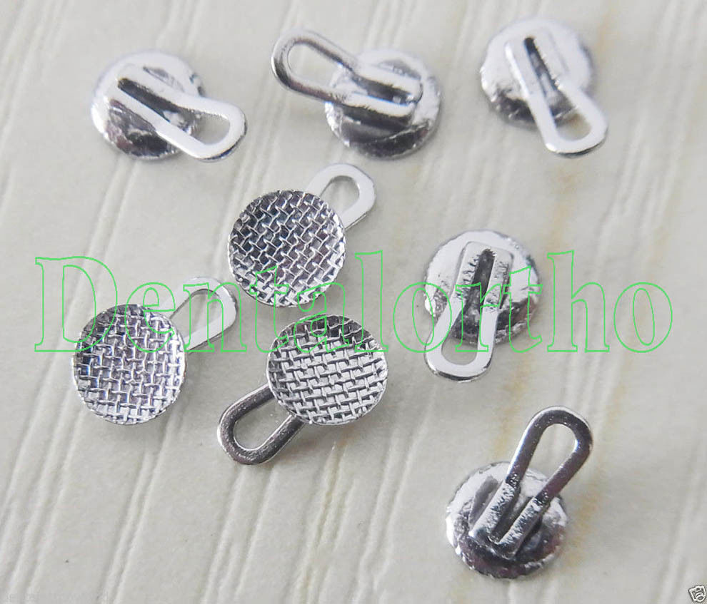 100 Lingual Ring Orthodontic Dental Buccal Tube Archwire Button Molar ...