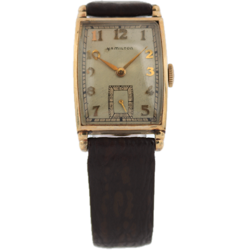 Vintage Hamilton Myron Men's Mechanical Wristwatch 980 USA 10k Gold ...