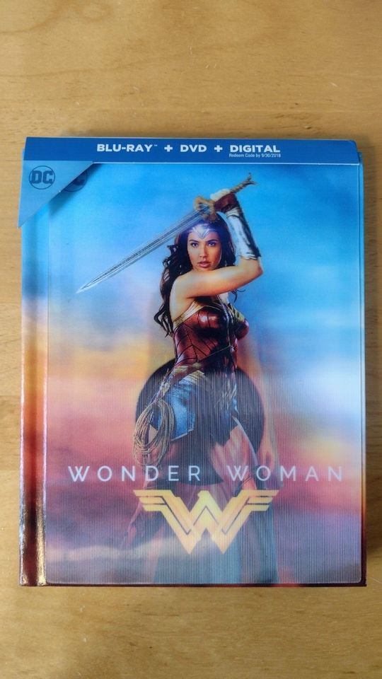 Wonder Woman Digibook (Bluray + DVD)+ Lenticular Collectible Packaging LIKE NEW | eBay